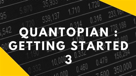 Pipeline Api In Quantopian Algorithmic Trading Youtube