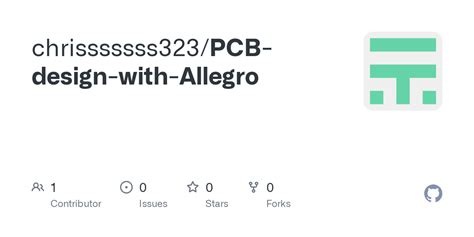 Github Chrisssssss323 Pcb Design With Allegro