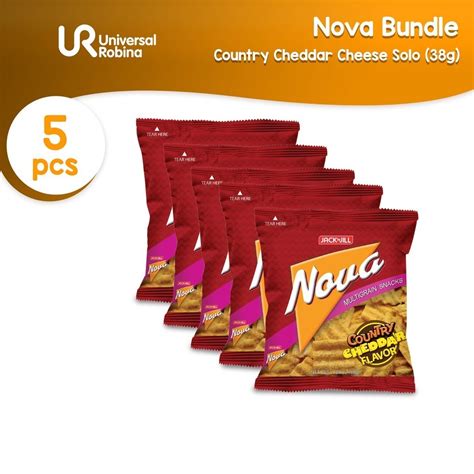 Nova Multigrain Snack Country Cheddar 38g 5 Packs Shopee Philippines