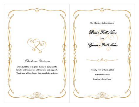 40 Free Event Program Templates Designs Templatearchive