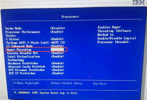 Bios Hyper Threading