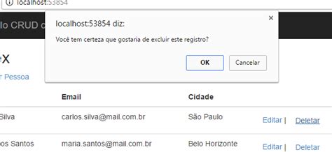 Operações CRUD no ASP NET MVC o ADO NET Blog da TreinaWeb
