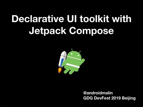 Declarative Ui Toolkit With Jetpack Compose