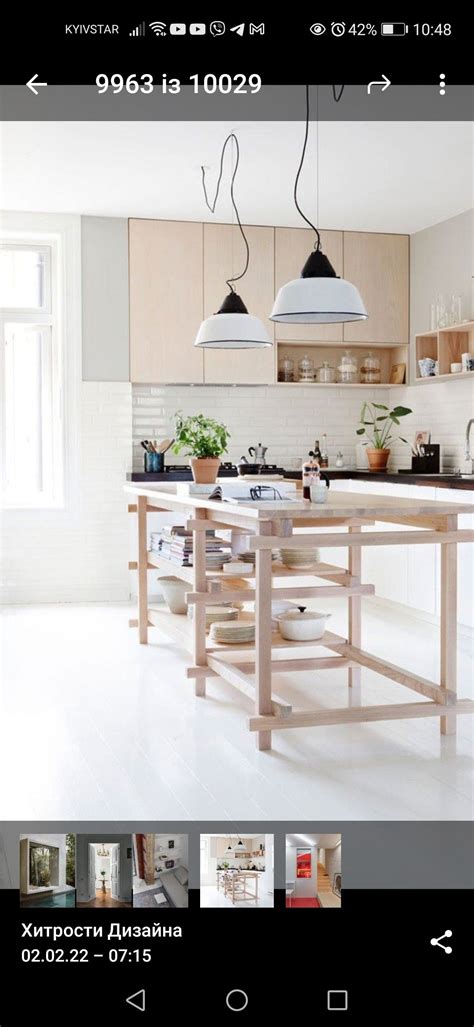 Кухня с окном Hjem Køkken Stil