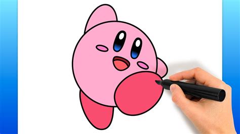 How To Draw Kirby Easy Drawing Tutorial Youtube