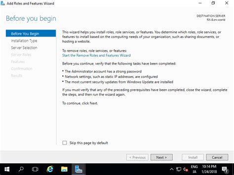 Windows Server 2016 WSFC Install Server World
