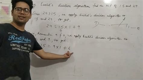 10 Class Maths Finding Hcf Using Euclid Division Algorithm Youtube