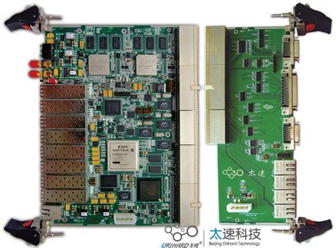 基于tms320c6678、fpga Xc5vsx95t的6u Cpci 8路光纤信号处理卡