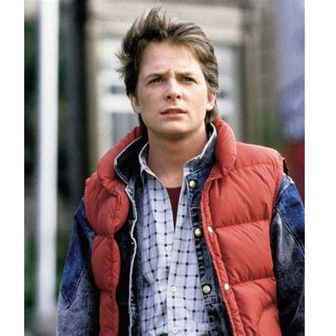 Michael Back To The Future Marty Mcfly Vest Jackets Masters
