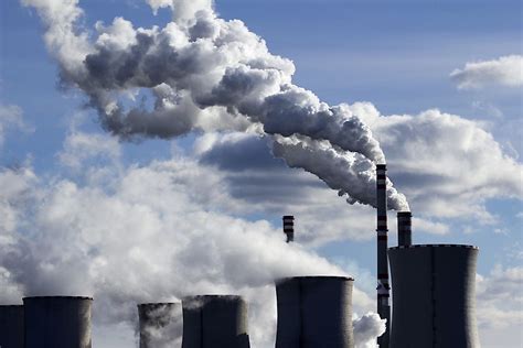 Burning Coal Power Plant