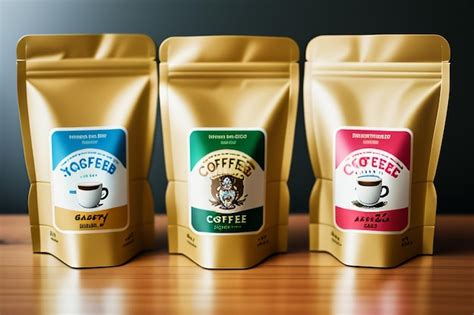 Premium AI Image International Coffee Day Instant Coffee Bags Easy