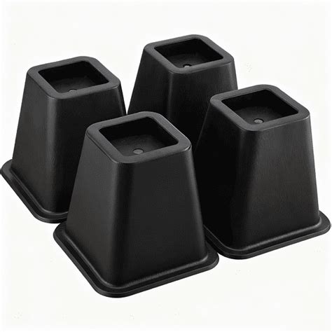 Bed Risers And 12 Inch Bed Risers Heavy Duty Walmart