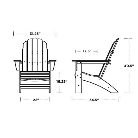 Polywood® Vineyard Curveback Resin Adirondack Chair And Reviews Wayfair