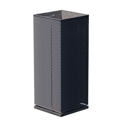 Trash Bin With Perforated Metal Cladding 3d Model Turbosquid 2298596