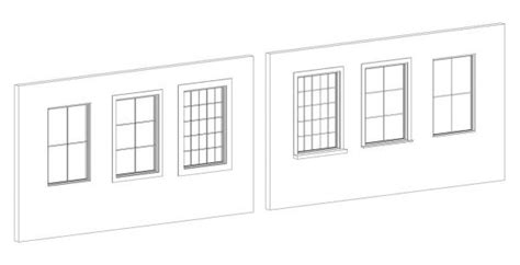Object Parametric Fixed Casement Window With