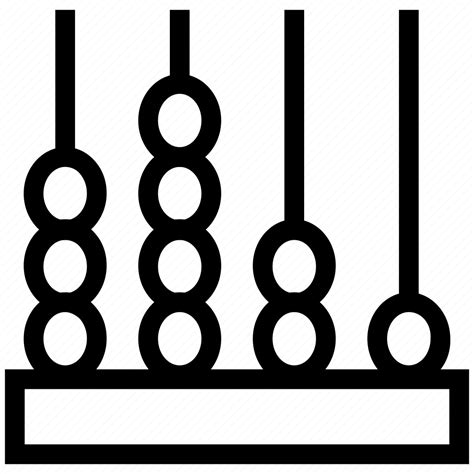 Abacus Ancient Calculator Beads Calculator Calculating Machine Counting Frame Icon