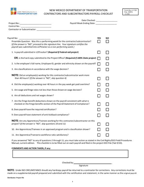 New Mexico Department Of Transportation Forms Pdf Templates Download