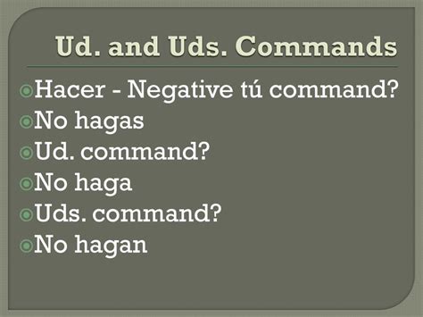 Ppt Ud And Uds Commands Powerpoint Presentation Free Download Id