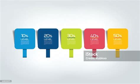 5 스텝스 인포그래픽 보고서 템플릿 차트 기준 벡터 3차원 형태에 대한 스톡 벡터 아트 및 기타 이미지 3차원 형태 5가지 개체 개념 Istock