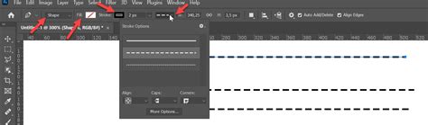 can t draw a simple horizontal dashed line with li adobe product