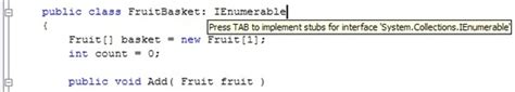 IInterfaces Part 1 Implementing IEnumerable And IEnumerator