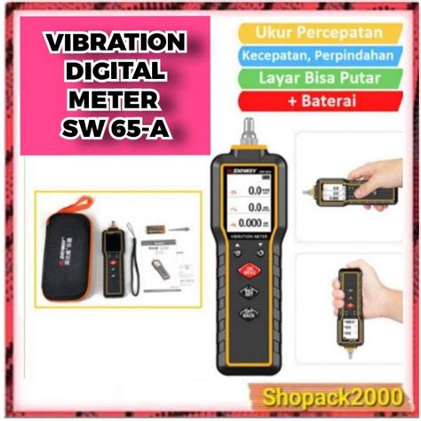 Jual Vibration Meter Digital Sw 65 A Pengukur Getaran Mesin Industrial Akselerasi Kecepatan
