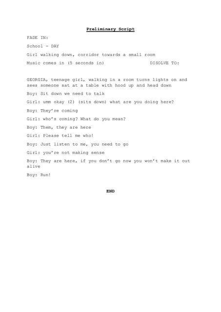 Preliminary Script Docx