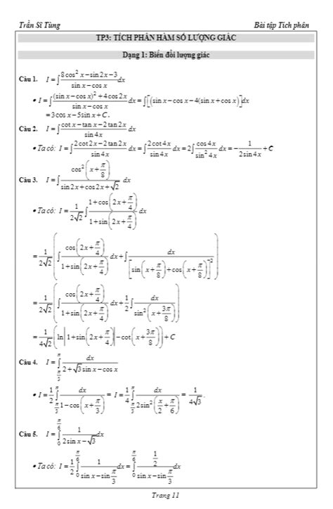 Bài Tập Về Hàm Lượng Giác Ngược Có Lời Giải Hướng Dẫn Chi Tiết Và Đầy Đủ