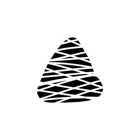 Premium Vector Triangular Vector Texture Element Clipart Hand Drawn