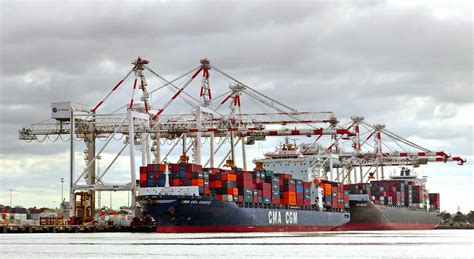 Container Terminal Port Of Melbourne The Port Of Melbour Flickr