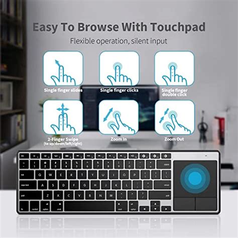 Prix 2025 Nixiukol Clavier Bluetooth Avec Pavé Tactile Pour