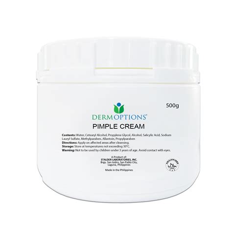 Derm Options Pimple Cream 500g Lazada Ph
