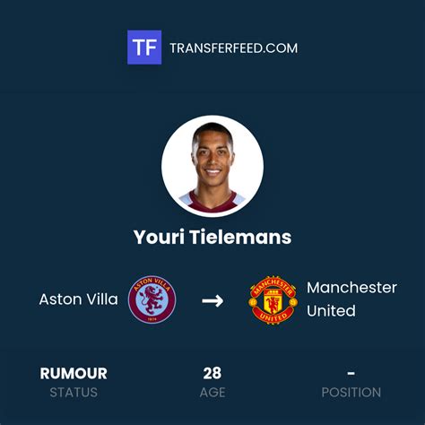Youri Tielemans Transfer From Aston Villa To Manchester United