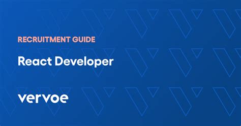 How To Hire A React Developer Recruitment Guide Vervoe