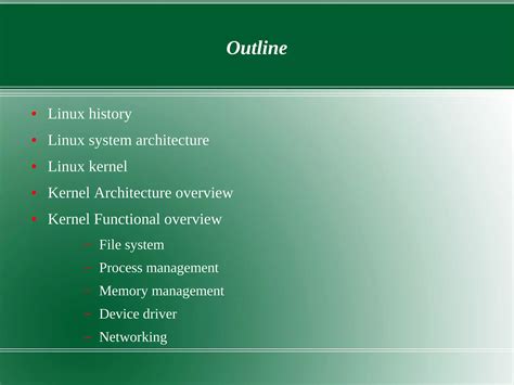 Linux Kernel Architecture Pdf