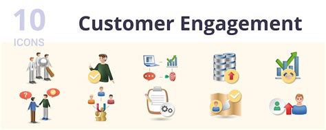 Premium Vector Customer Engagement Set Creative Icons Consumer Behaviour