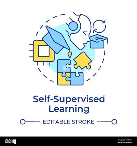 Self Supervised Learning Multi Color Concept Icon Training Model With