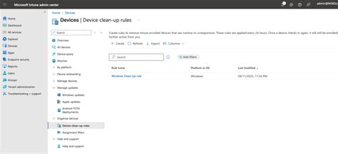 Intune Device Cleanup Rules Msft Advocate