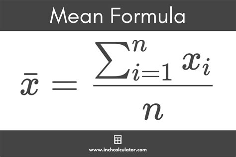 Mean Formula How To Calculate Mean Examples Calculator