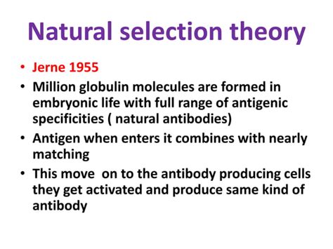 Clonal Selection Theory Ppt