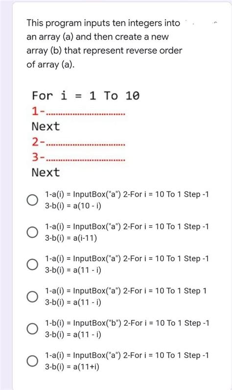 Answered This Program Inputs Ten Integers Into Bartleby