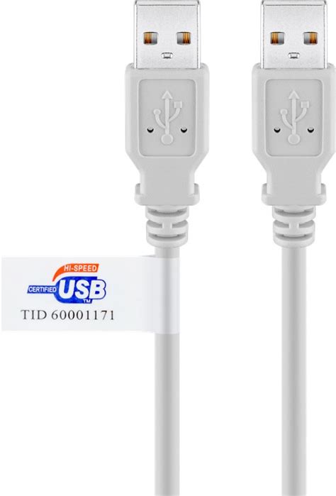 Usb Hi Speed Cable With Usb Certificate Grey Electronic Accessories Wholesaler With Top