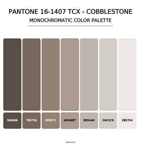 Pantone 16 1407 Tcx Cobblestone Color Palettes Pantone 16 1407 Tcx Cobblestone Color Palettes