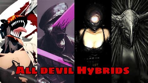 Chainsaw Man All Devil Hybrids Youtube