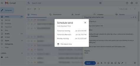 How To Schedule An Email In Gmail A Step By Step Guide