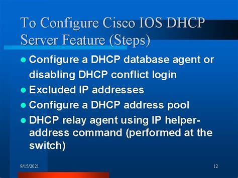 Cisco Ios Dhcp Server 9152021 Configuring Cisco 2650
