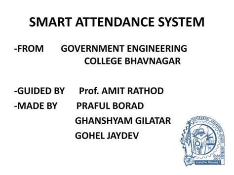 Smart Attendance System Using Qr Code With Smspptx Computing Technology And Computing