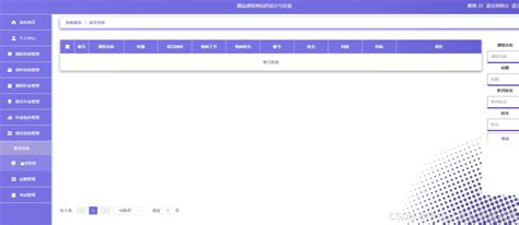 【开题报告】基于springbootvue精品课程网站的设计与实现（程序源码论文 计算机毕业设计计算机专业的基于vue和