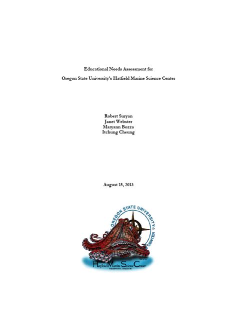 Hmsc Academic Needs Assessment Final Pdf