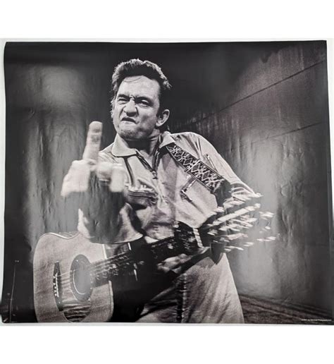 Johnny Cash Middle Finger